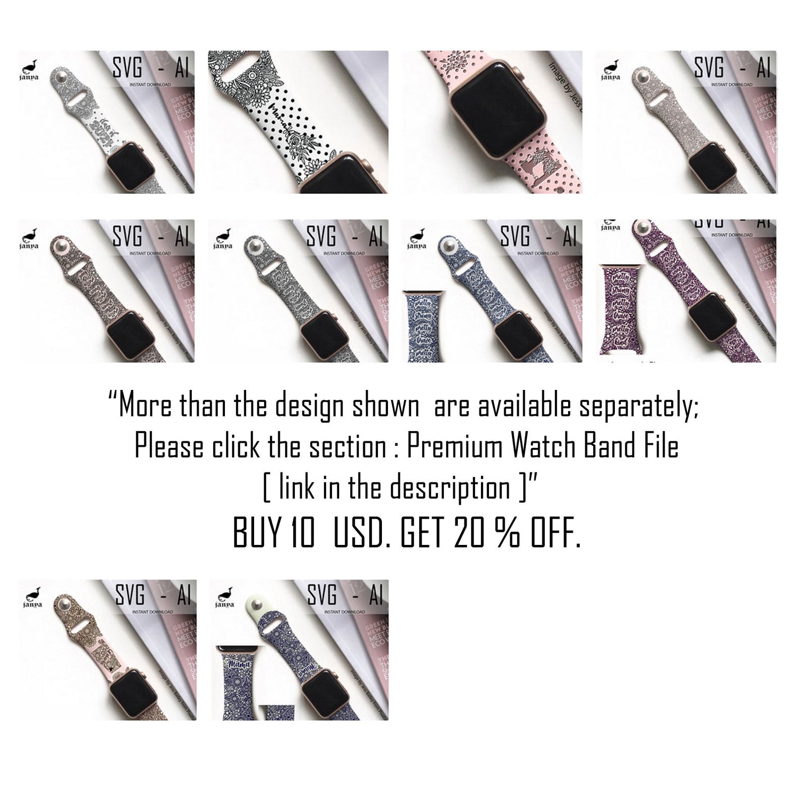 Apple watch cut file Fathers Day Gift Rad Dad svg girl dad | Etsy