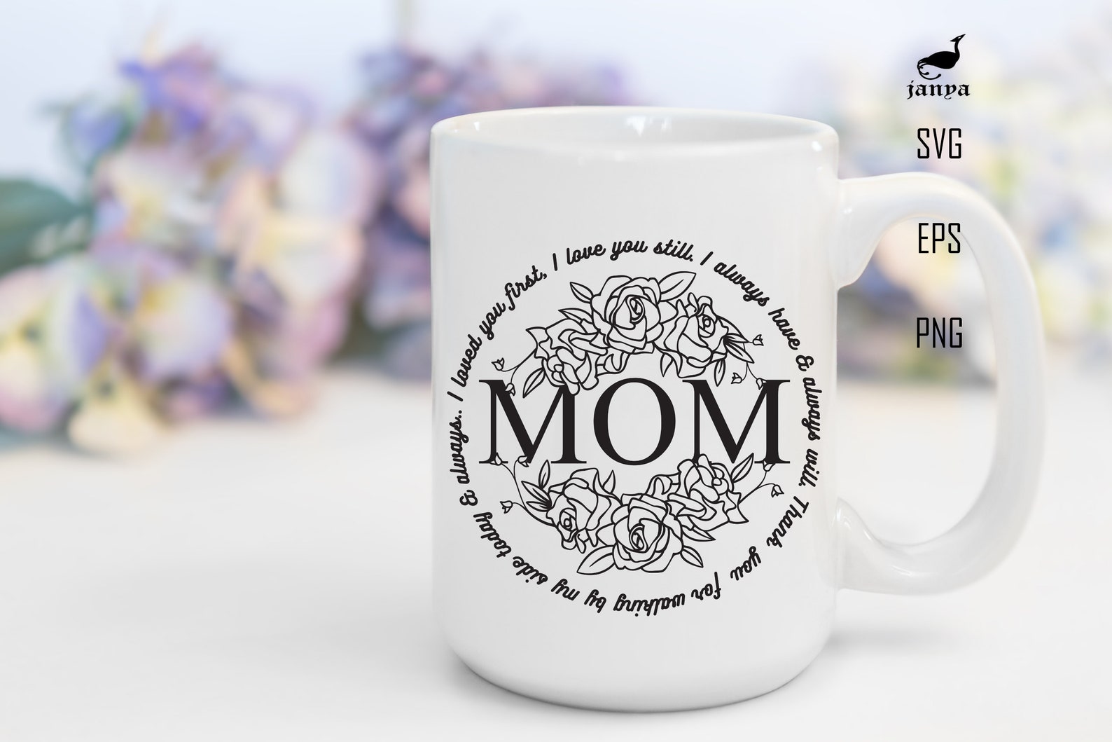 Mom Svg Mothers Day Girl Mom Text on Mom Split Monogram - Etsy