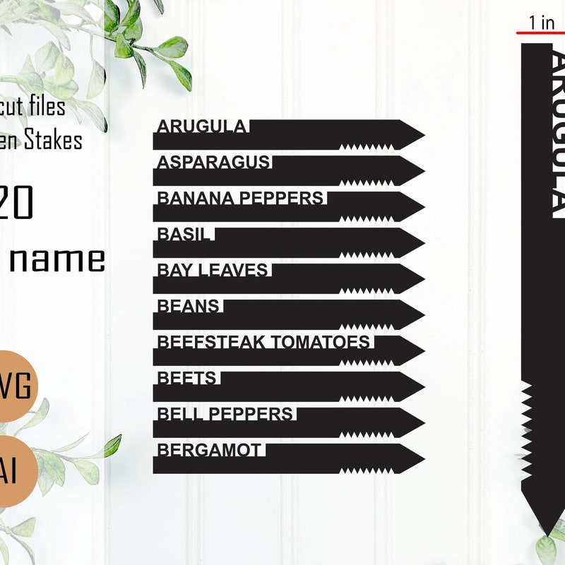 Garden Tags - Etsy