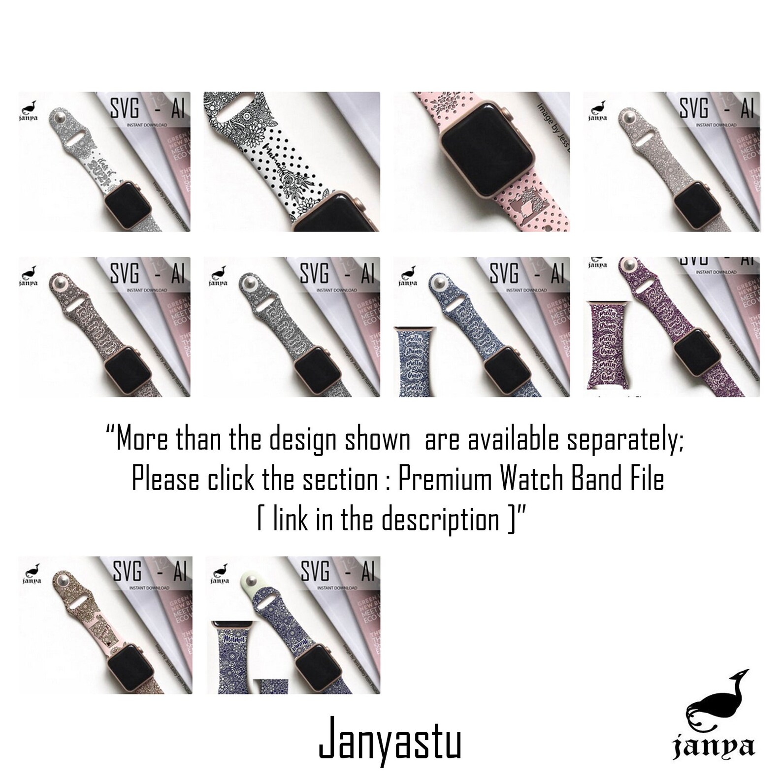 Apple Watch Band Svg Apple Watch Bands Files for Smart Watch - Etsy