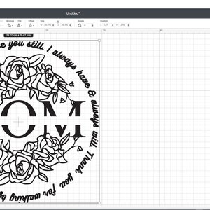 Mom Svg Mothers Day Girl Mom Text on Mom Split Monogram - Etsy