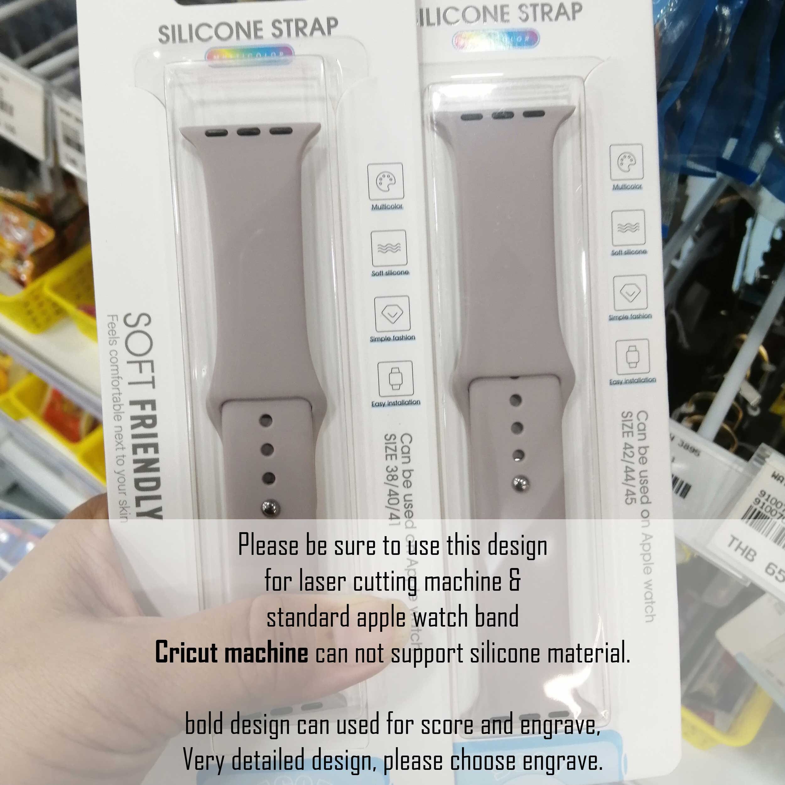 Apple Watch Cut File Apple Watch Band Svg Glowforge Files | Etsy