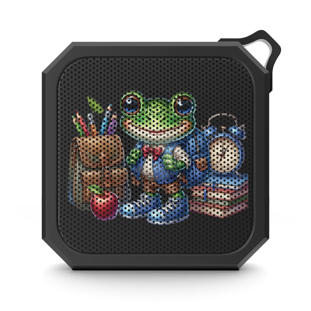 Cute Back to School Frog Blackwater Outdoor Bluetooth Speaker - Etsy