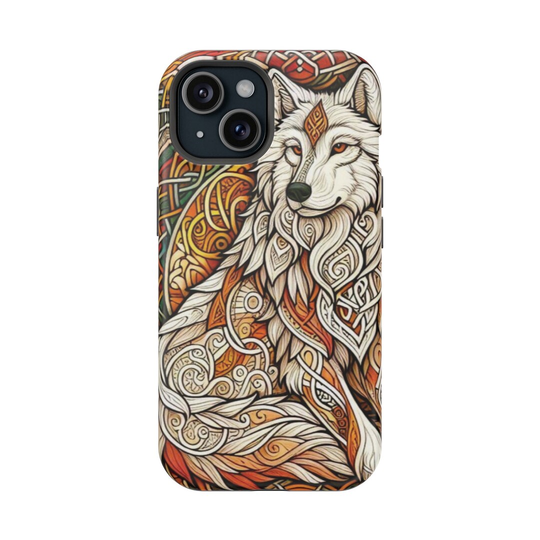 IPhone 15 Celtic Wolf Design Impact-resistant Cases - Etsy