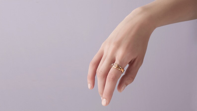 Precious Nicole and Nicolås as Ring by Ariadni Kypri 18K - Etsy