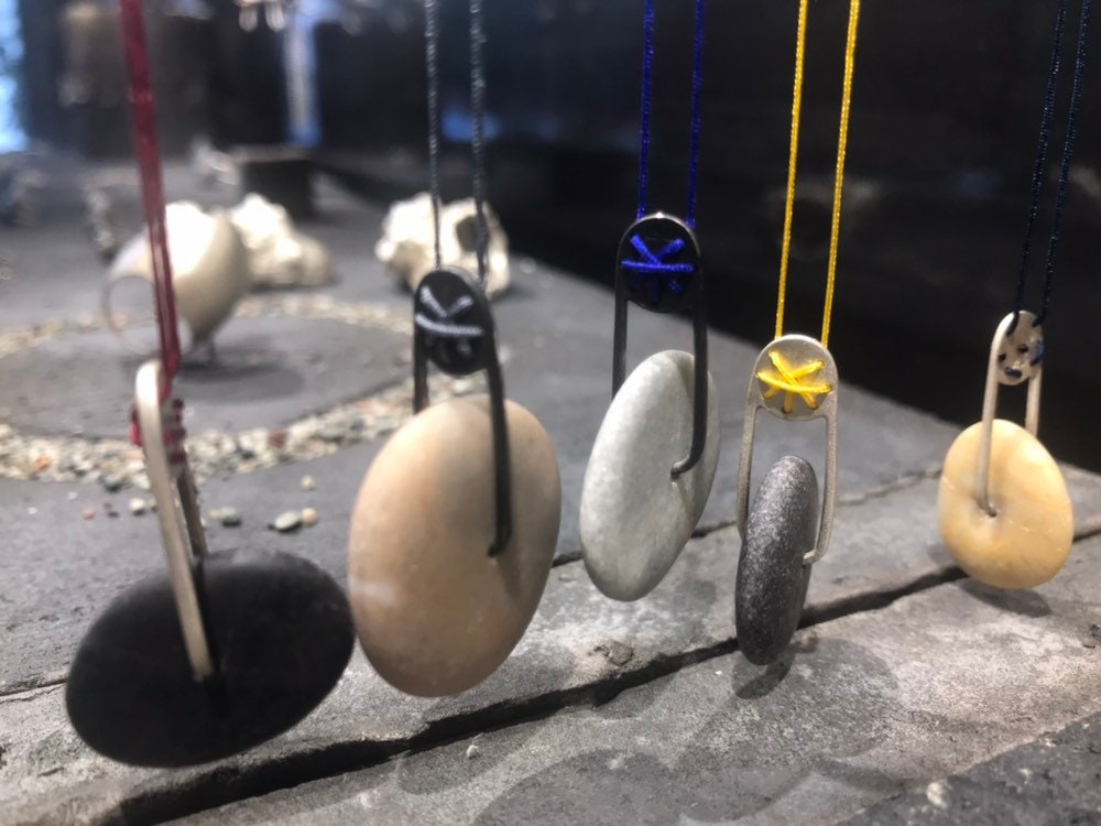 Pebble Wheel by Ariadni Kypri beach pebble from Greece | Etsy