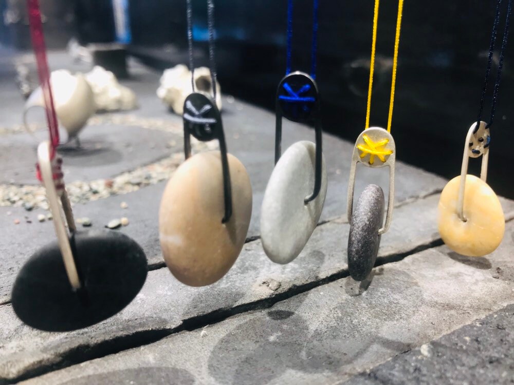 Pebble Wheel by Ariadni Kypri beach pebble from Greece | Etsy