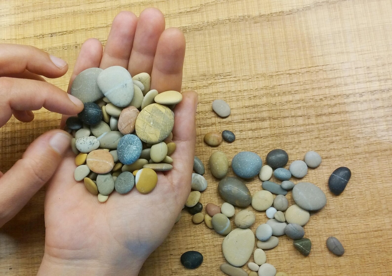 Pebble Wheel by Ariadni Kypri Beach Pebble From Greece | Etsy