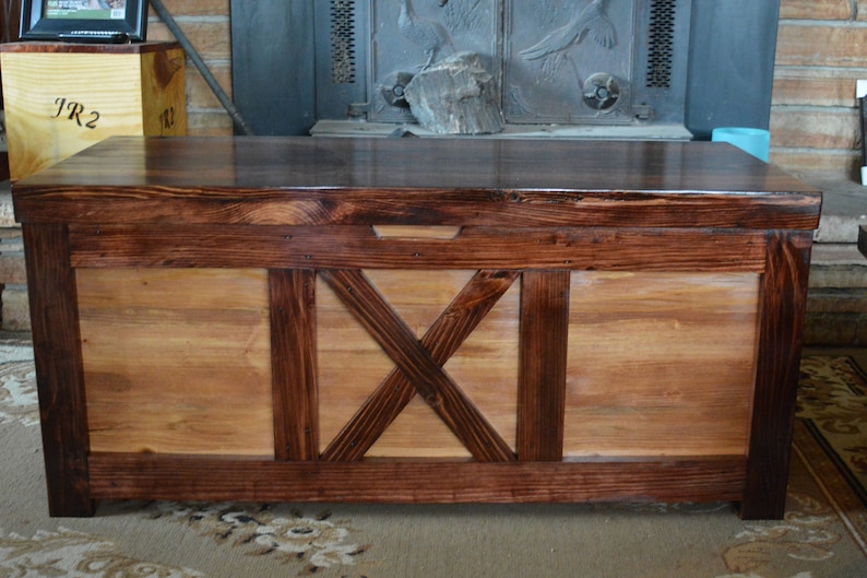 Large Hope Chest Cedar Hope Chest Blanket Chest. Rustic - Etsy