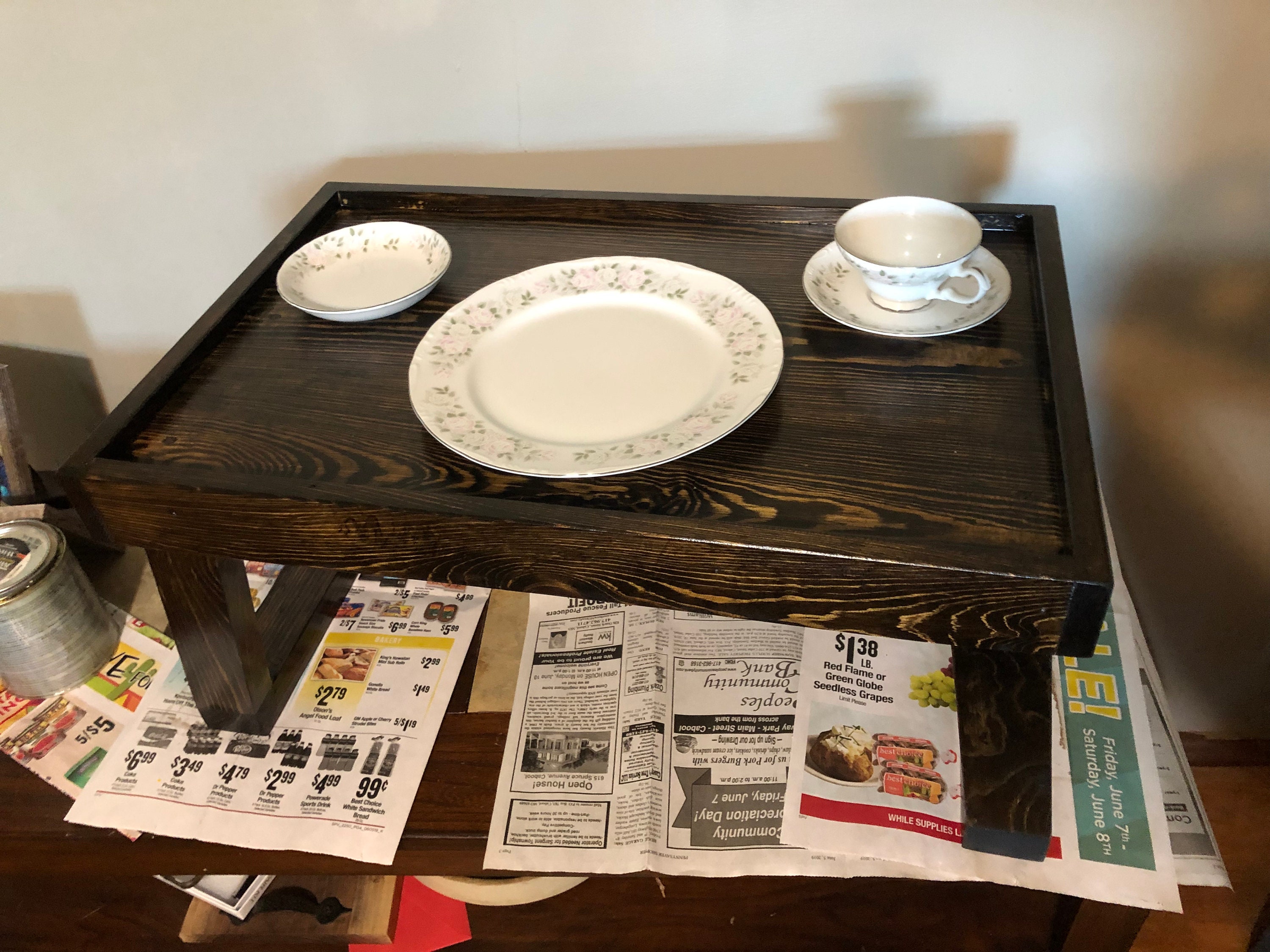 Lap Table Bed Table Lap Desk Breakfast Table Game Table | Etsy