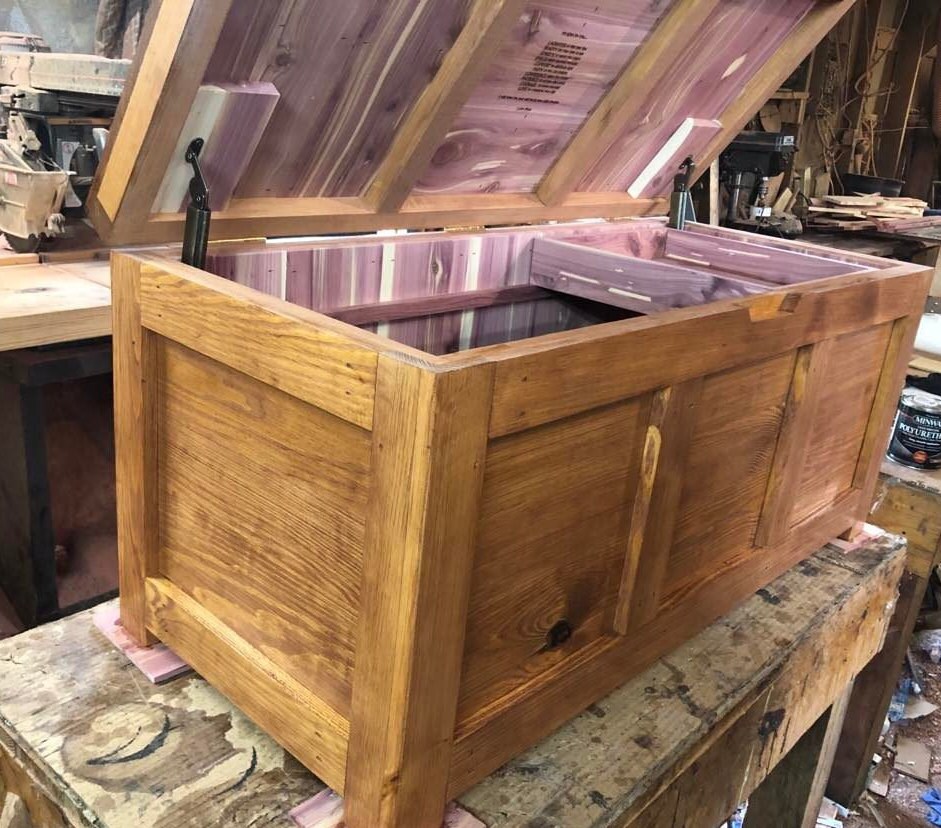 Large Cedar Chest Christmas Gift Hope Chest Wedding Gift - Etsy