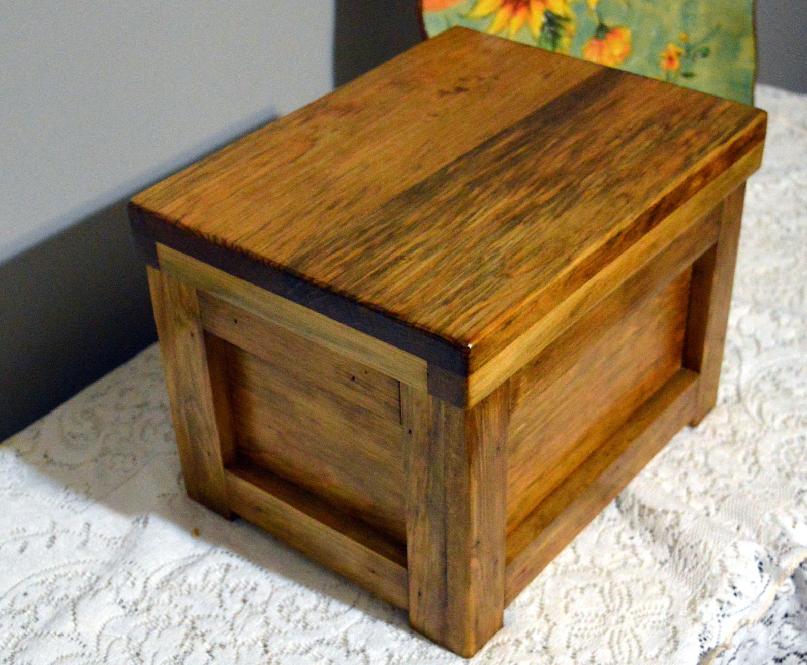 Handcrafted Rustic Cedar Lined Treasure Box Keepsake Box - Etsy