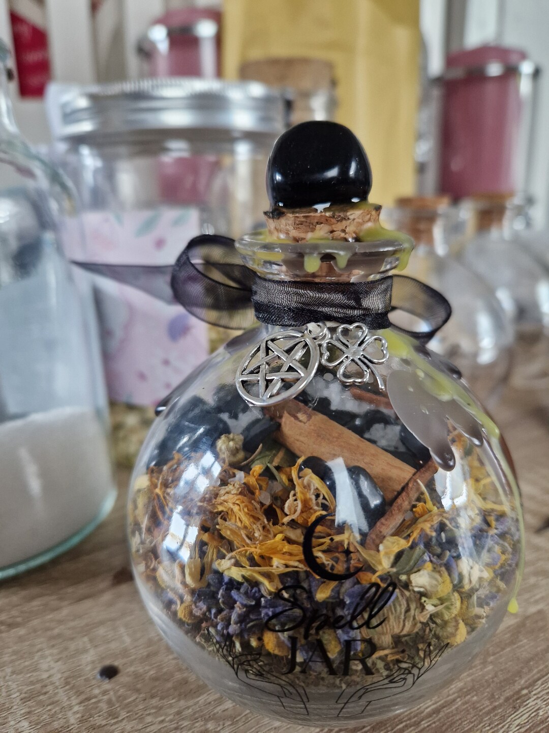 Protection Spell Jar - Etsy