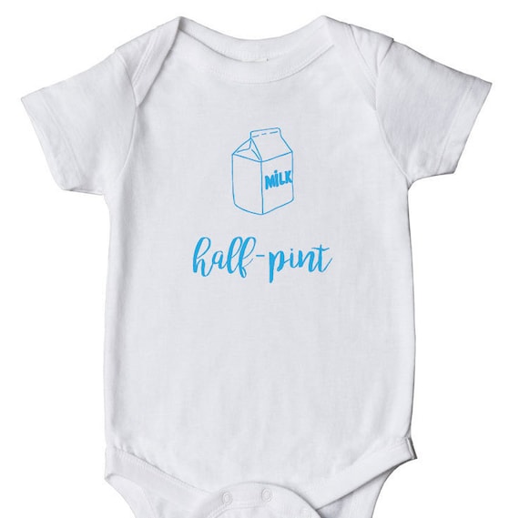 Half-Pint Baby Bodysuit Nickname Baby Clothes Baby Shower | Etsy