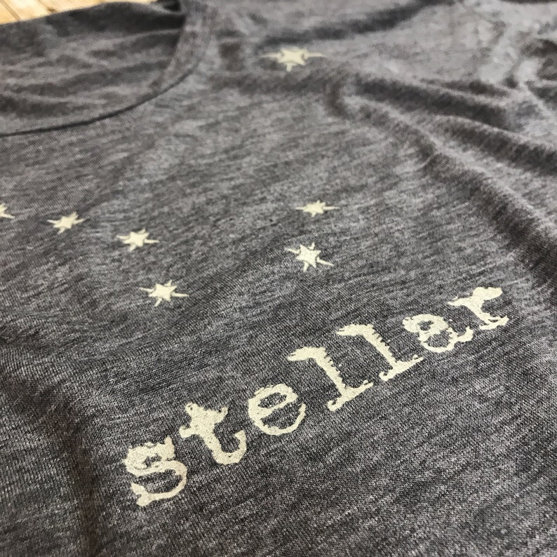 Stellar - Womens Celestial Graphic Tee, Stars, T-shirt, Ladies Screen ...
