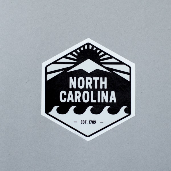 North Carolina Sticker - Etsy