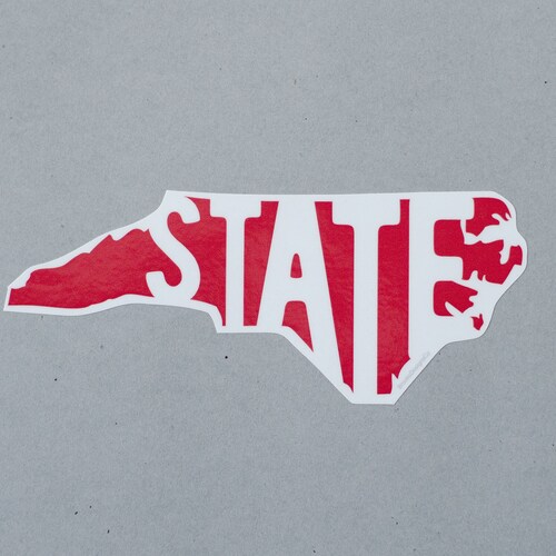 North Carolina Decal NC State Flag Decal North Carolina | Etsy