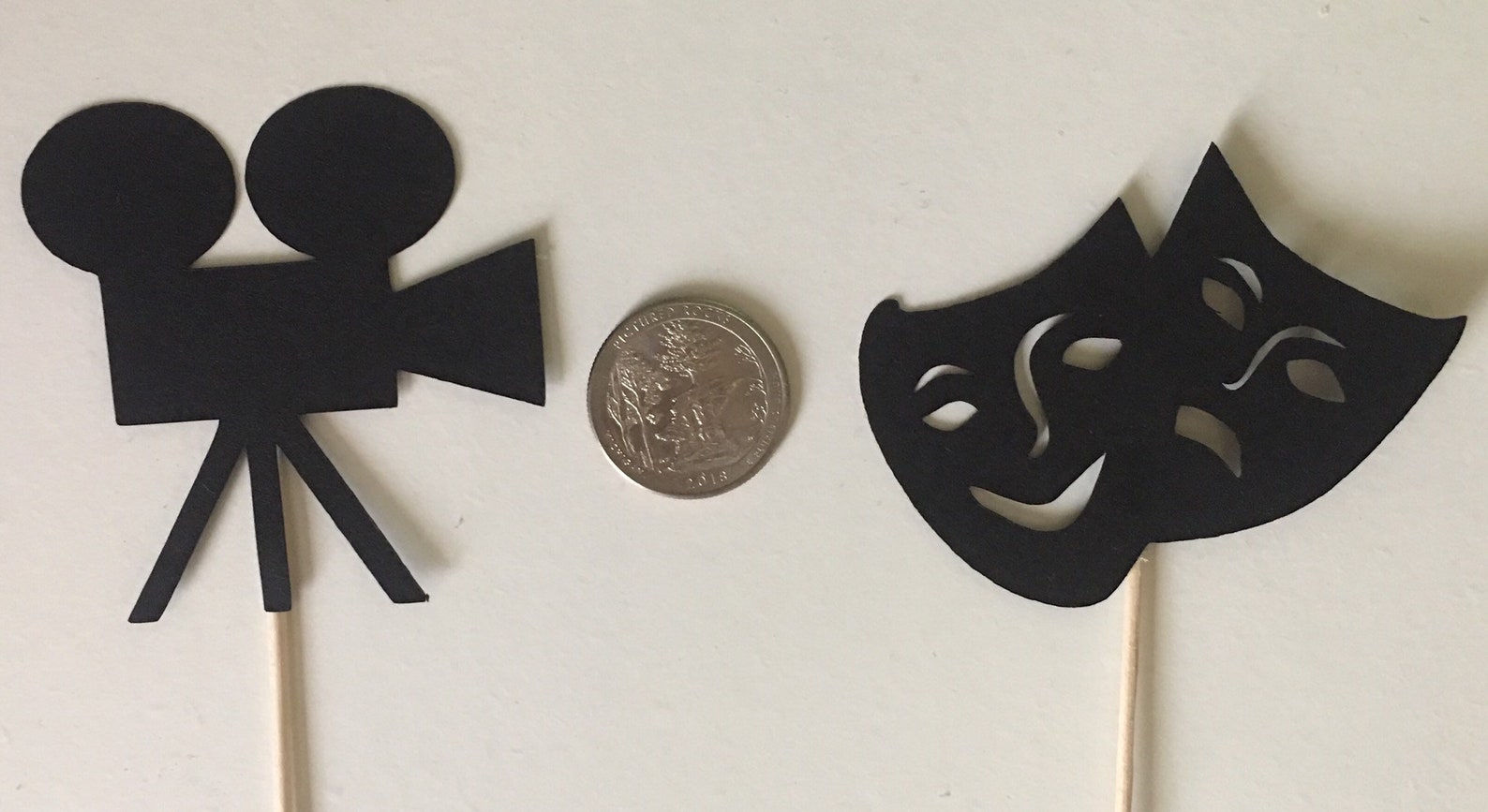 Drama Club/acting Theme Party Birthday Cupcake Pick Toppers - Etsy