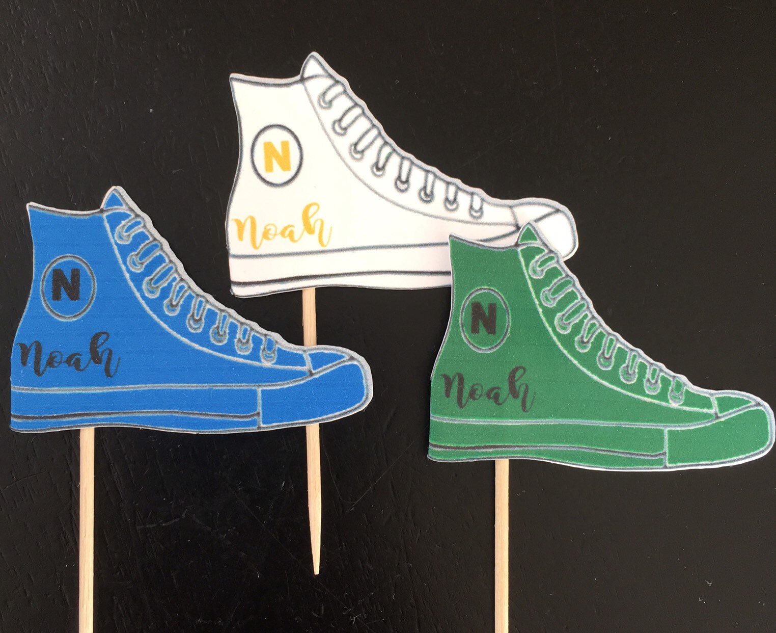 Personalized Sneakers/rubber Shoes Theme Party Birthday - Etsy