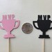 MVP Trophy Sports Party Birthday Cupcake Pick Toppers - Etsy