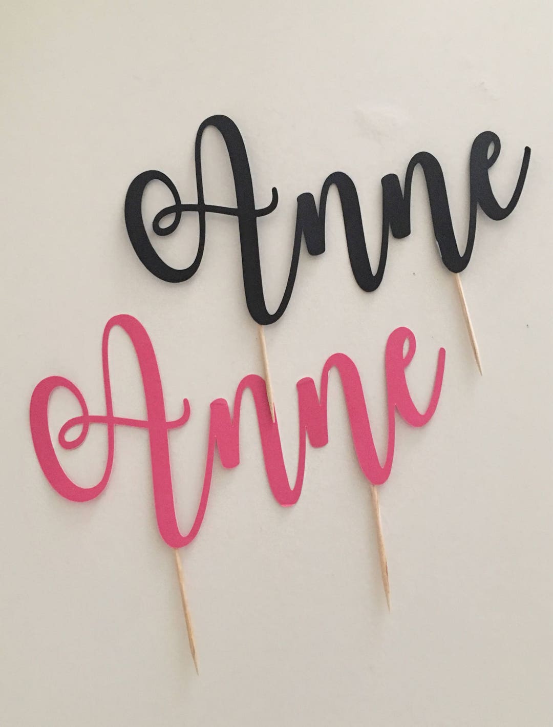 Personalized Name Cake Topper - Etsy