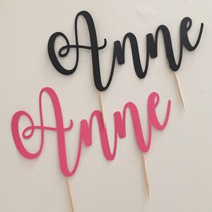 Personalized Name Cake Topper - Etsy