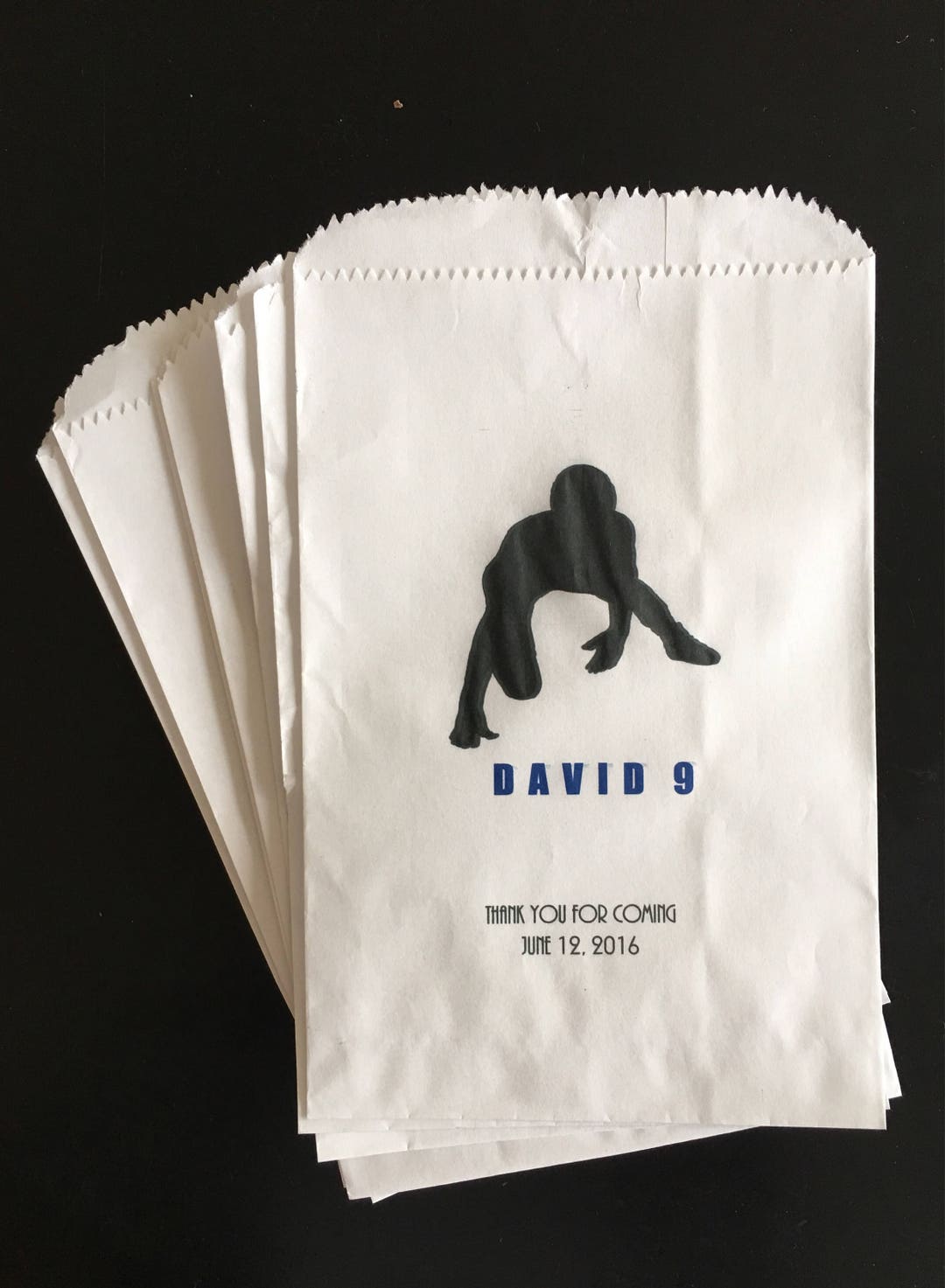 Personalized Wrestling Treat Bag Candy Buffet Bag Popcorn Bag - Etsy