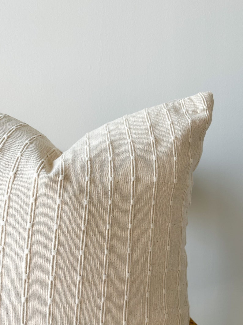 Neutral Natural Color and Fiber Pillow Cover - Etsy