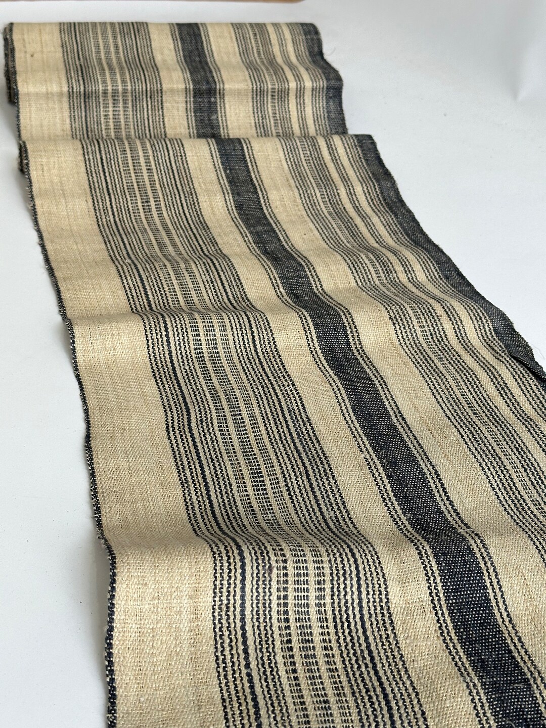 Vintage Indigo Hmong Hemp Fabric: Hand Embroidered Batik Textile - Etsy