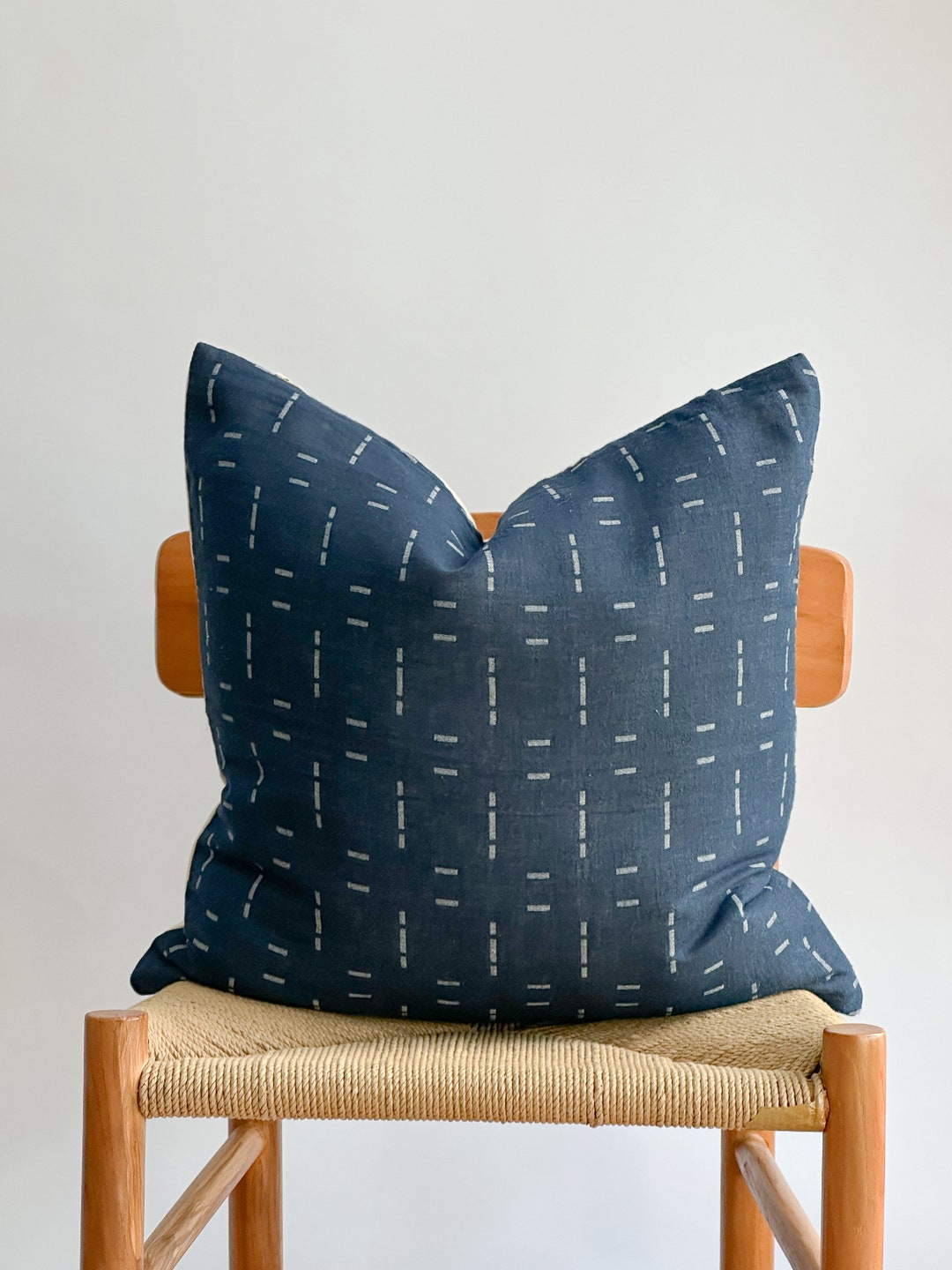 Indigo Neutral Natural Color and Fiber Pillow Cover - Etsy
