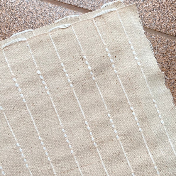 Striped Linen Fabric - Etsy