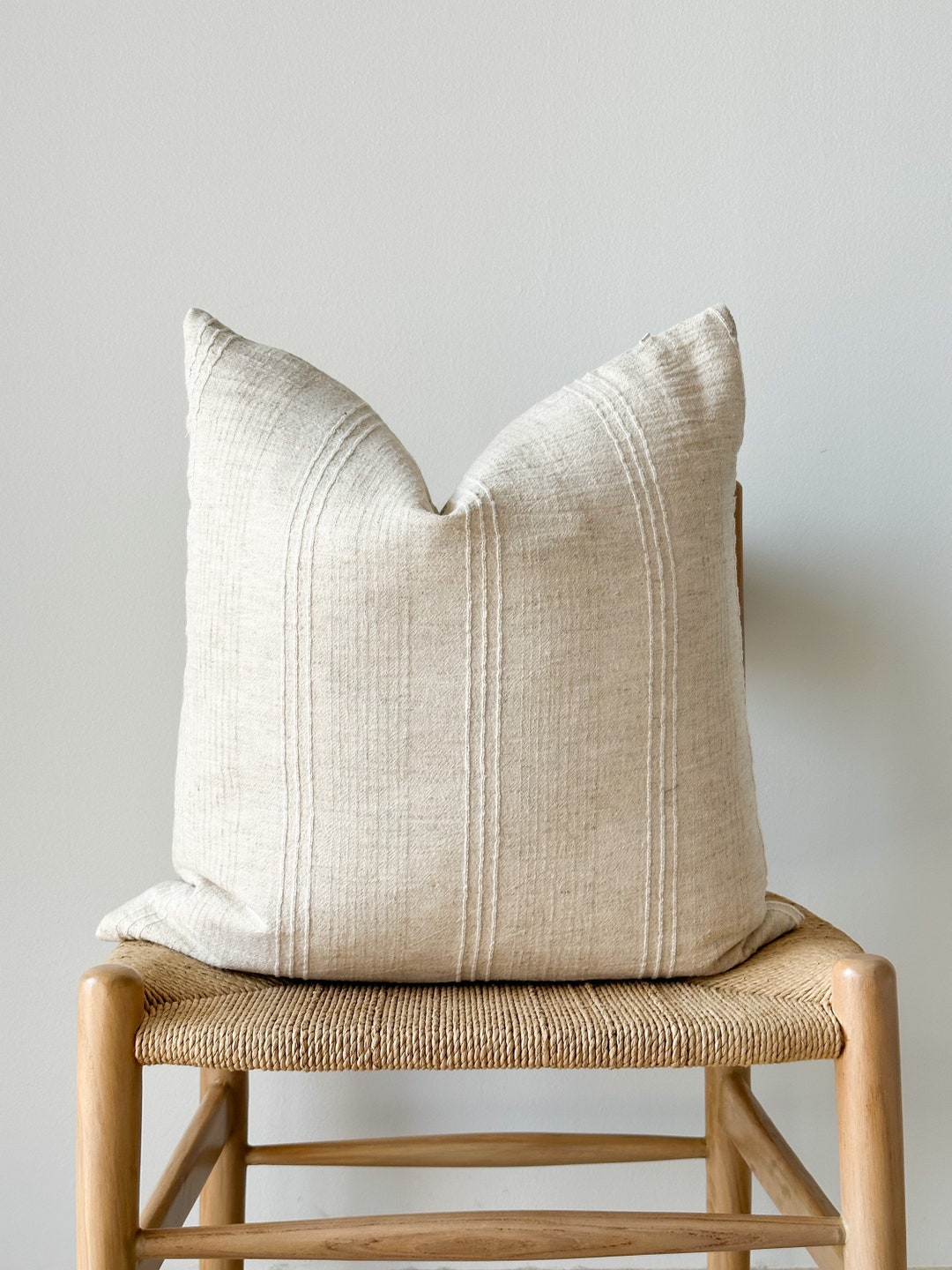 Neutral Natural Color and Fiber Pillow Cover - Etsy