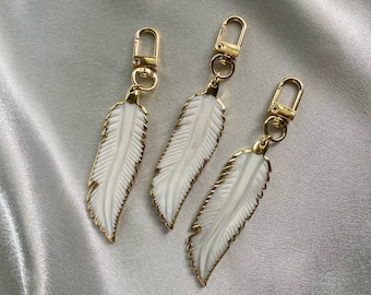 Feather Key Chain | Etsy