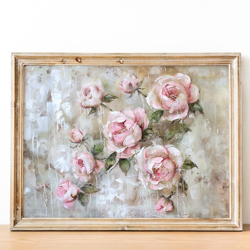 Shabby Chic Painting - Etsy