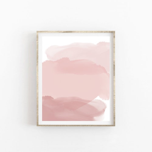 Pink Watercolor Print Pink Abstract Art Pink Abstract - Etsy Canada