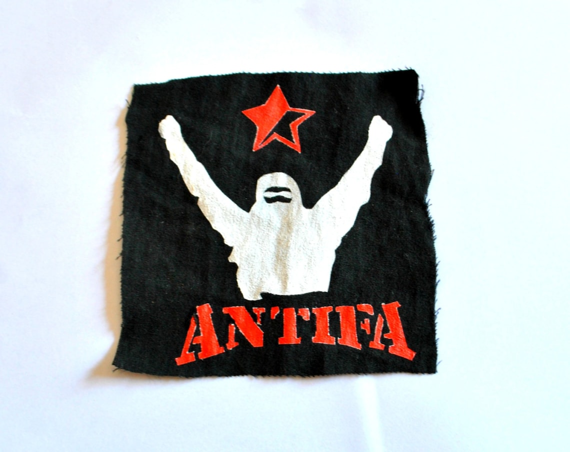 Antifa Patch Political Patch Logo Design Antifascist Logo - Etsy