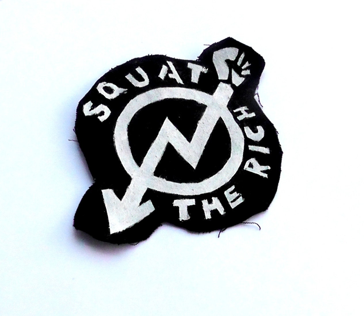 Political Patch Squat the Rich Punk Patches Skinhead Patch - Etsy Sweden