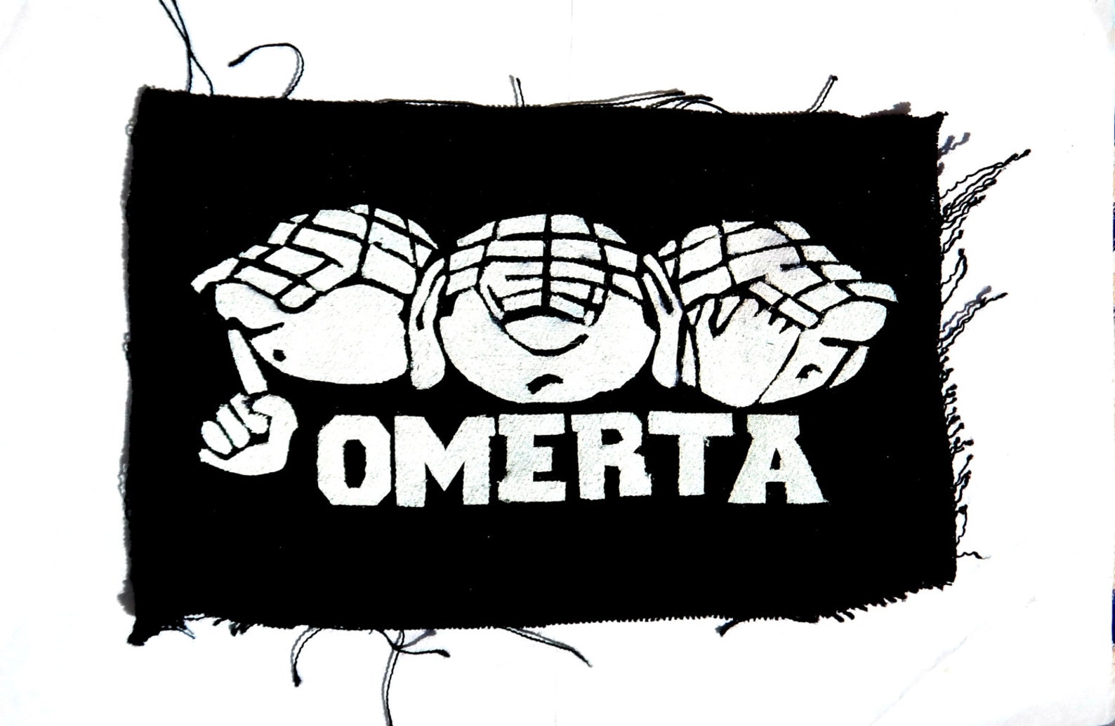 Omerta Logo, Hooligans Patch, Skinhead Logo, Punk Accessories, Hardcore ...