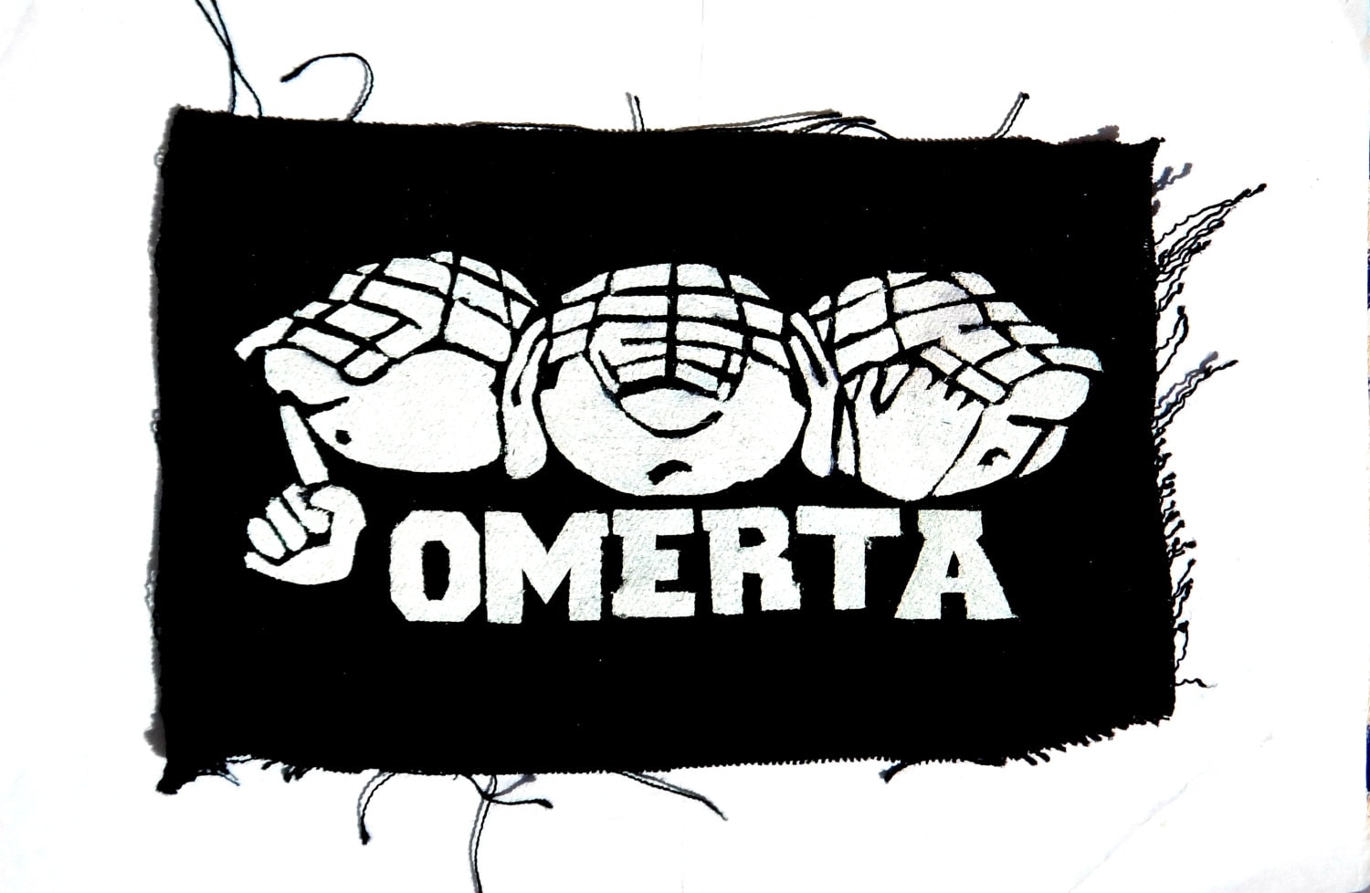 Omerta Logo, Hooligans Patch, Skinhead Logo, Punk Accessories, Hardcore ...