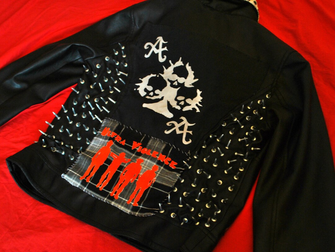 Woman's Jacket, Leather Jacket, Punk Rock Coat, Steam Punk Jacket ...