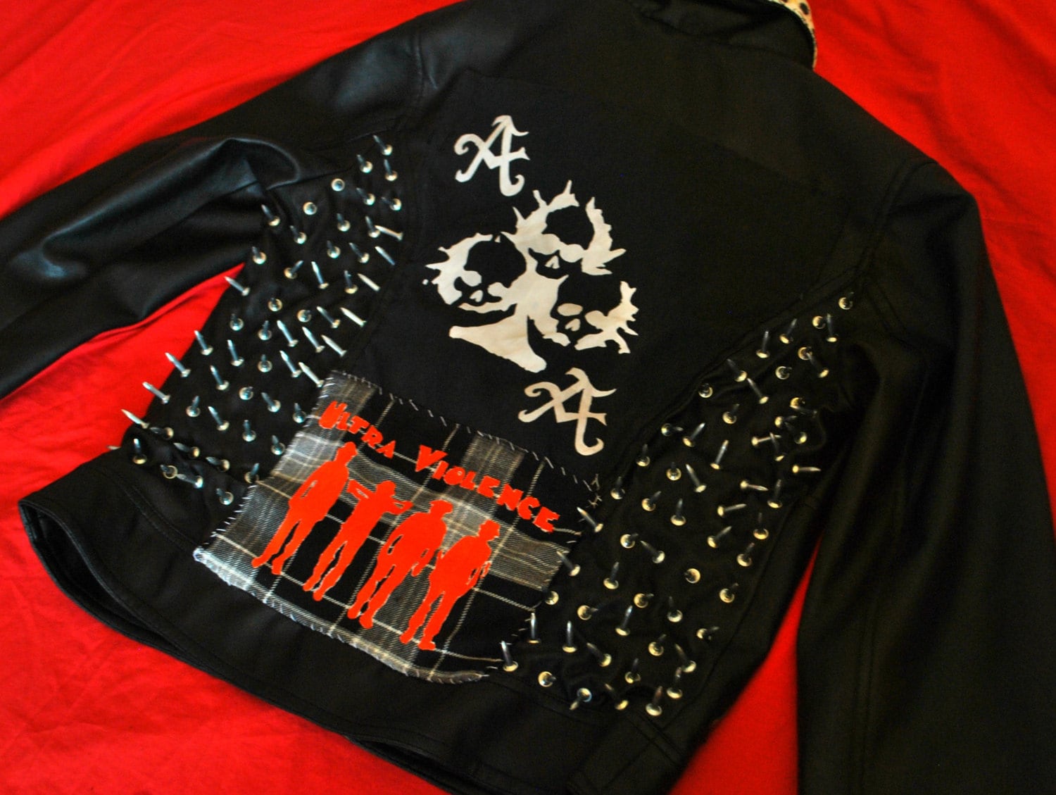 Woman's Jacket, Leather Jacket, Punk Rock Coat, Steam Punk Jacket ...