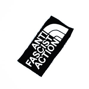 Antifascist Patch, Political Patch, Black Patch, Antifa Logo, Logo ...