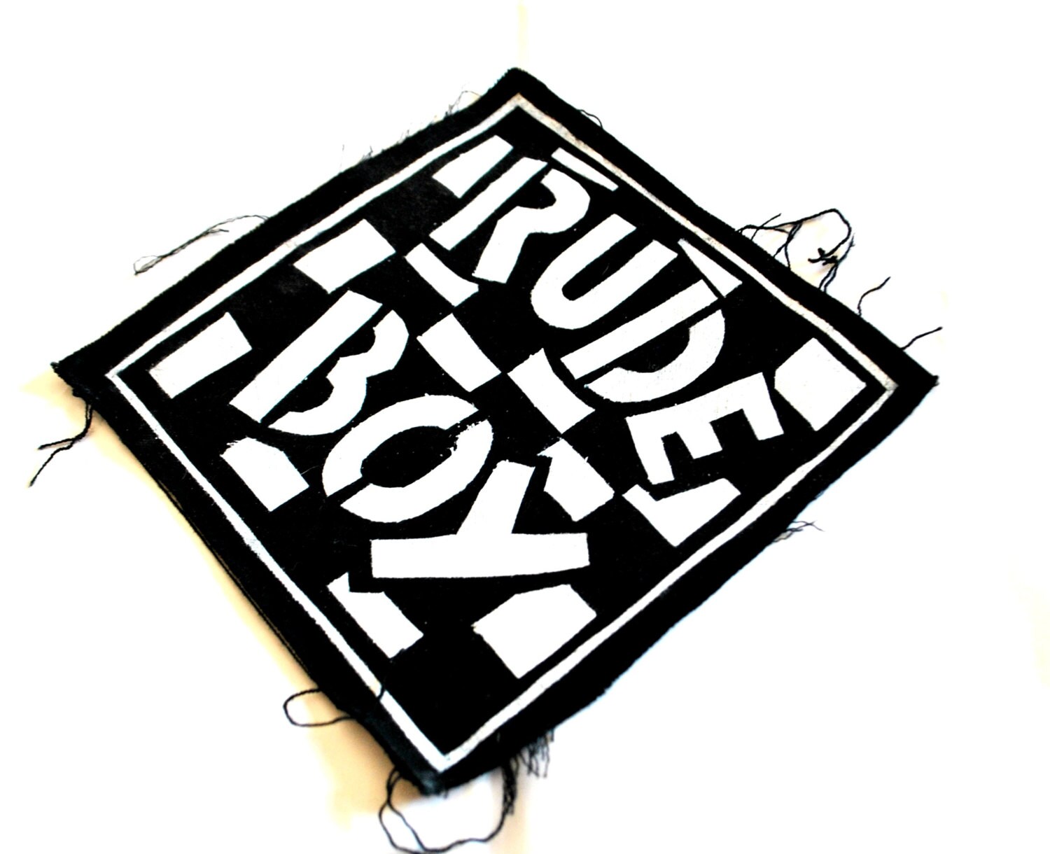 Rude Boy Patch Skinhead Logo Punk Accessories Silk Screen | Etsy