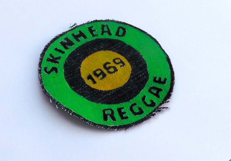 Skinhead Reggae, Skinhead Patch, Reggae Logo, Ska Patch, Jamaican Patch ...