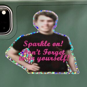 3” Jerma985 Glitter Sticker Sparkle On - Etsy