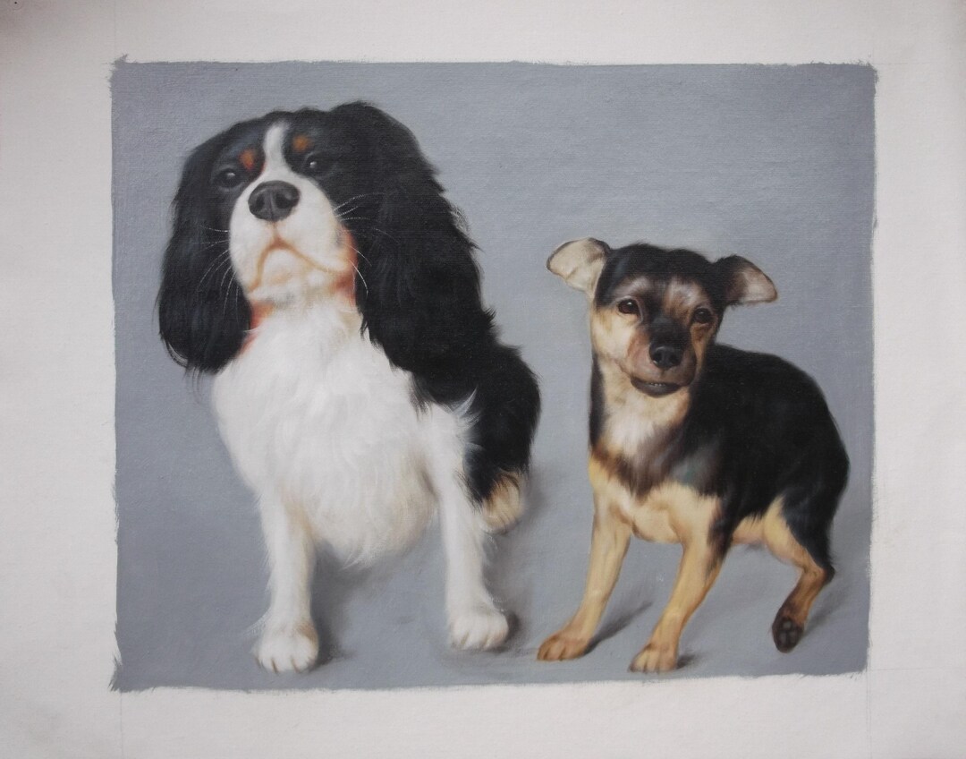 Custom Oil Portrait From Photo, Commission Portrait Painting on Canvas ...