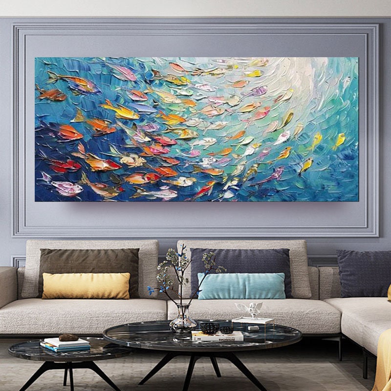 Abstract Fish Art - Etsy