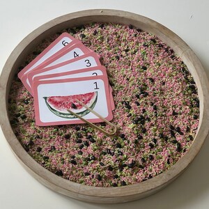 Watermelon Sensory Bin/summer Sensory Bin Filler/watermelon Sensory Bin ...