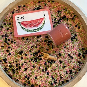 Watermelon Sensory Bin/summer Sensory Bin Filler/watermelon Sensory Bin ...