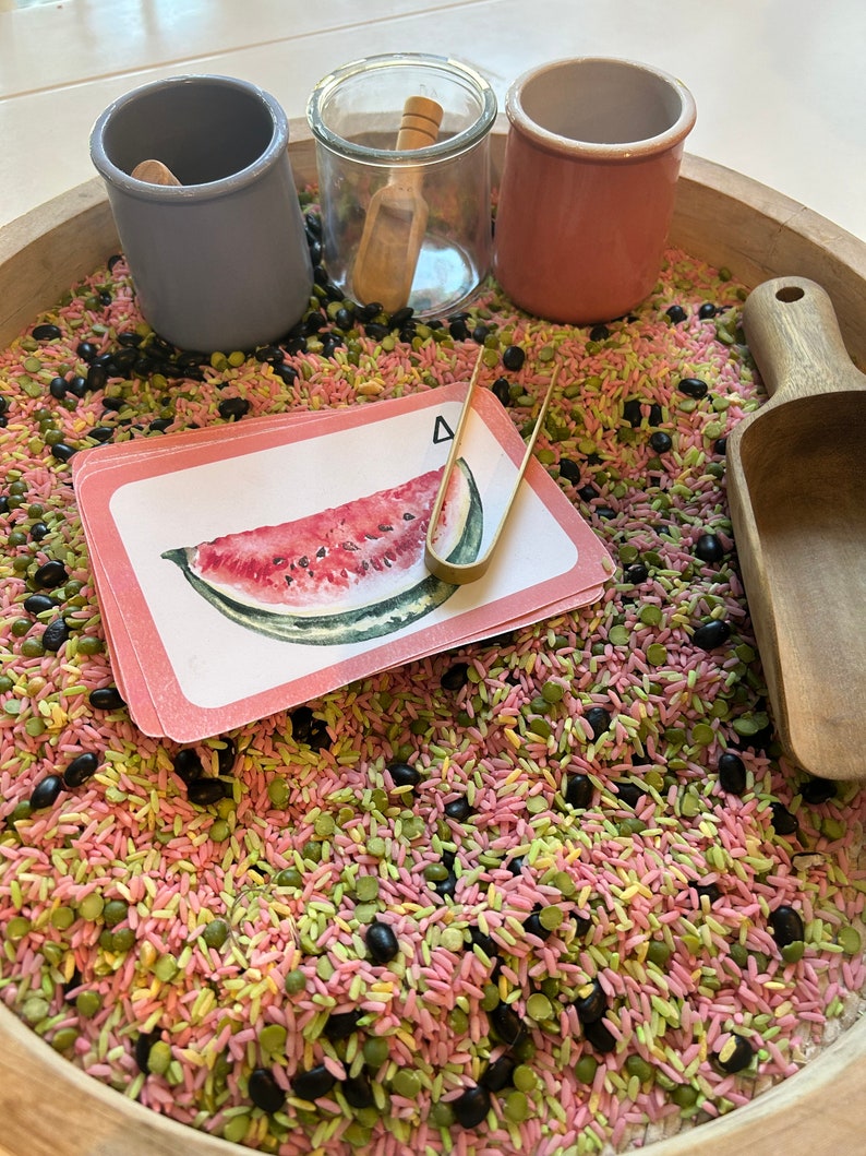 Watermelon Sensory Bin/summer Sensory Bin Filler/watermelon Sensory Bin ...